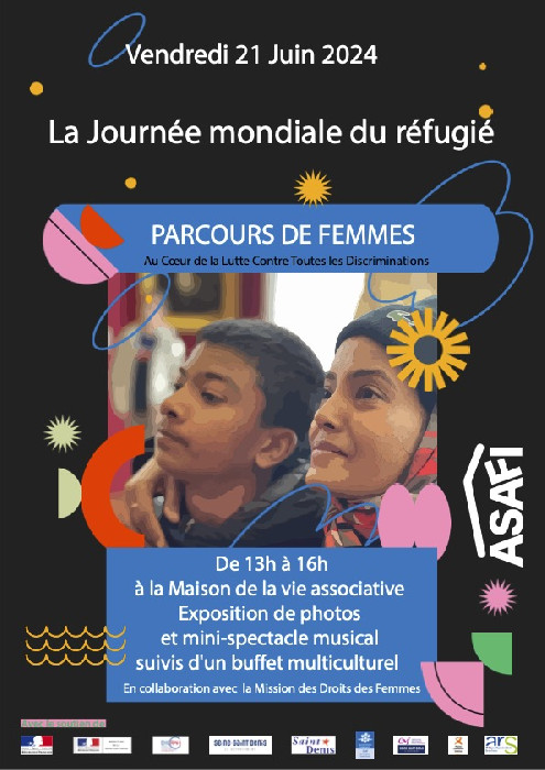 Le 21 juin : Parcours de femmes (journée mondiale du réfugié) :: Asafi-association-solidarite ...
